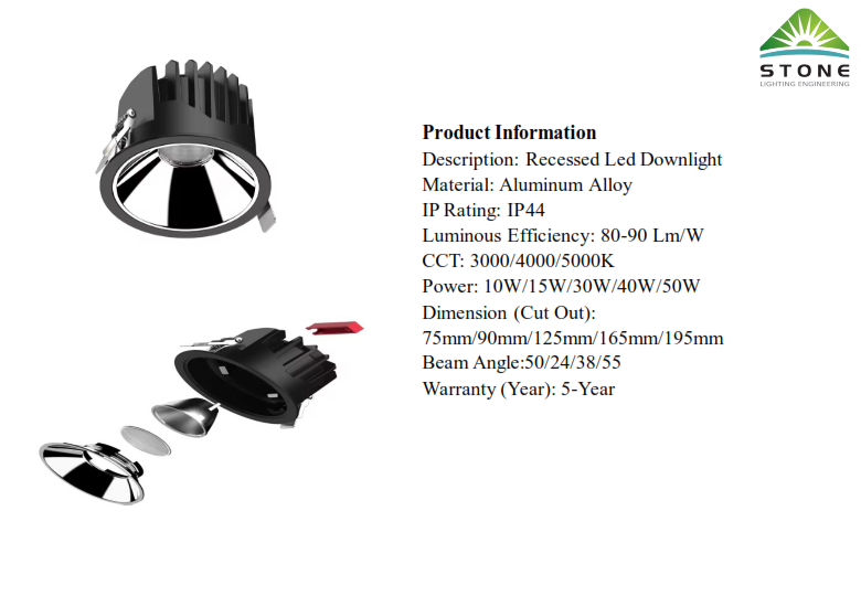 Recessed Led Downlight