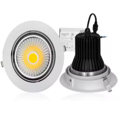 Aluminum 4-way rotatable recessed led downlight(Non-Dim)